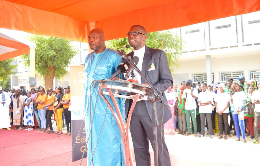 Inauguration des bâtiments A et E du Lycée Malick SY de Thiès ...